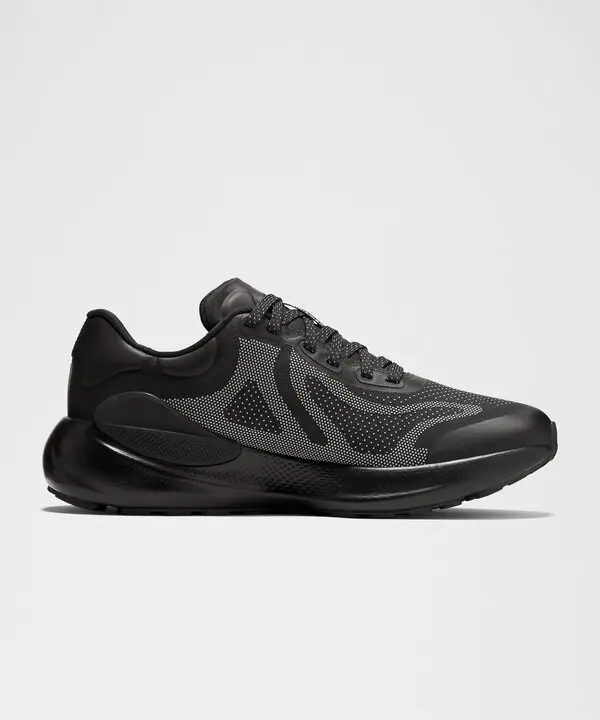 Lululemon Beyondfeel Waterproof Running Shoe - Black/black/white