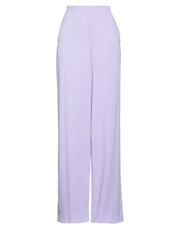 Pinko High Waisted Wide Leg Crepe Pants