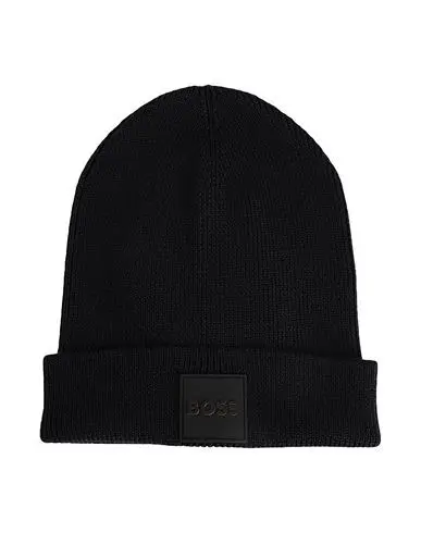 BOSS Knitted Beanie - Black