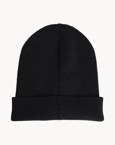BOSS Knitted Beanie - Black