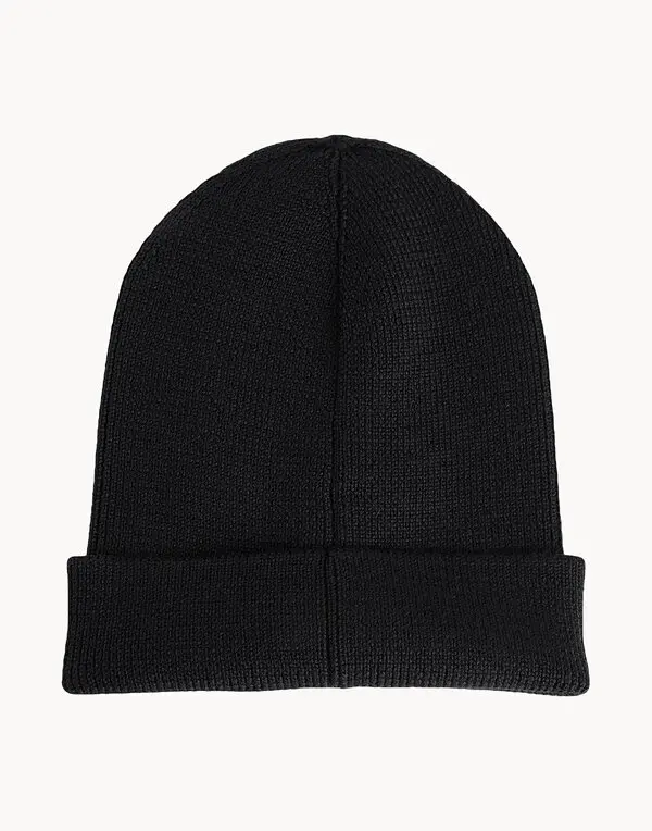 BOSS Knitted Beanie - Black