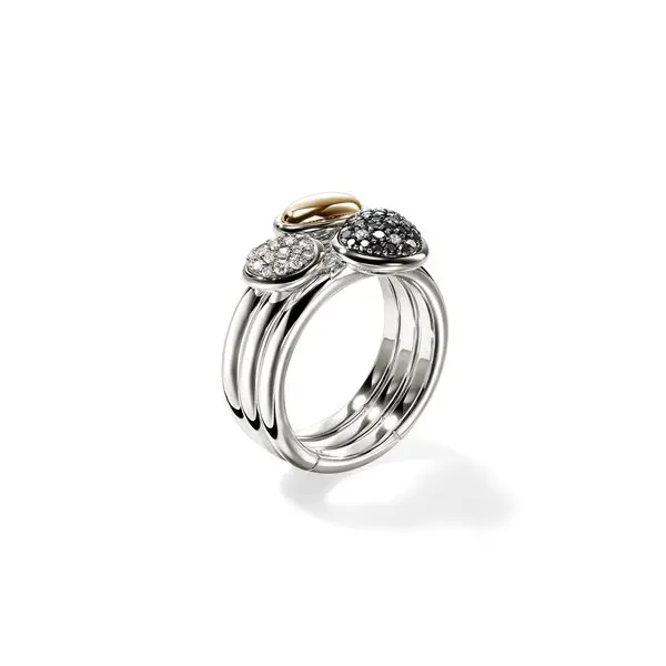 John Hardy Pebble Stacking Rings