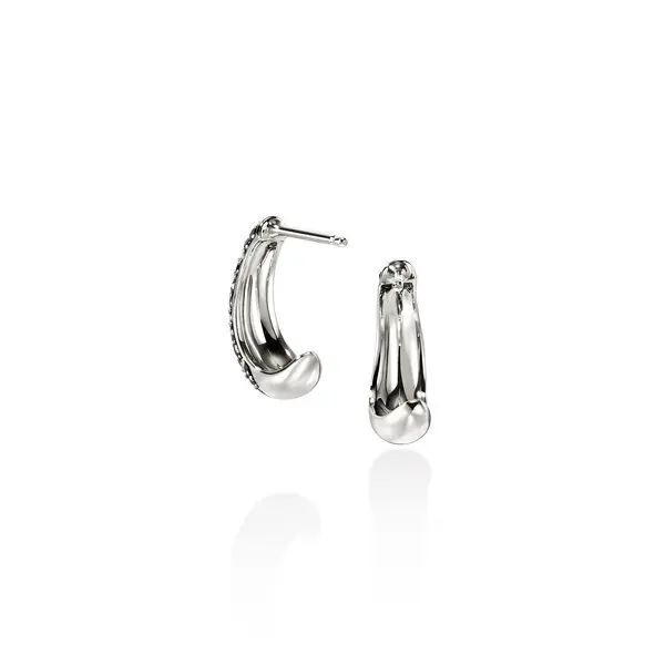 John Hardy Surf Hoop Earrings