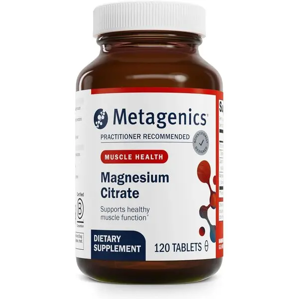 METAGENICS Magnesium Citrate 120 Tablets - One-color