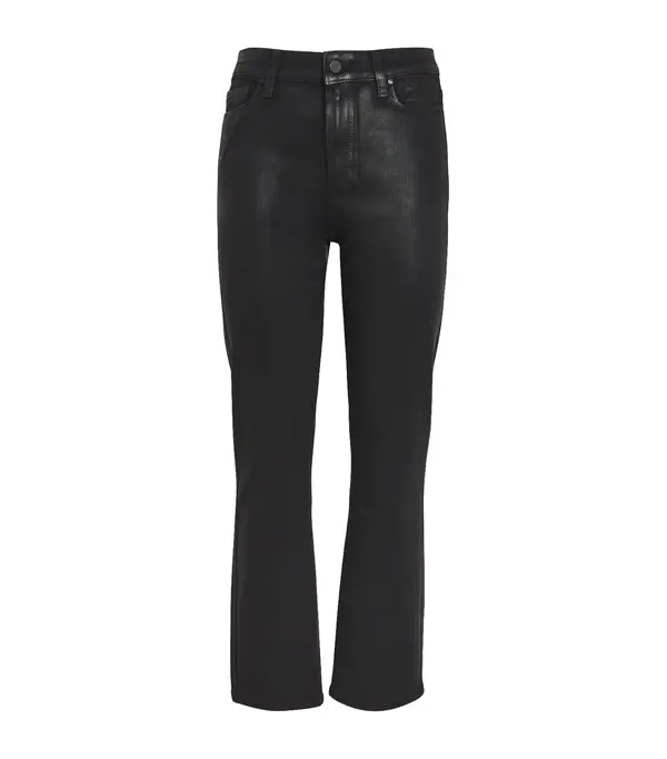 Paige Coated Cindy Cropped Jeans