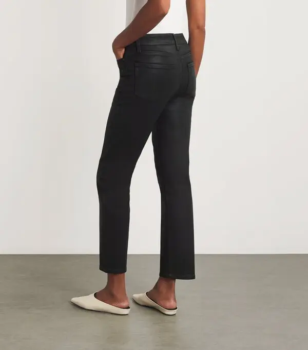 Paige Coated Cindy Cropped Jeans