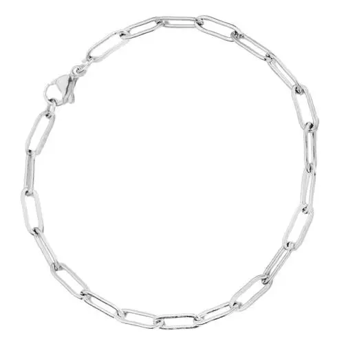 DONATELLO GIAN Sterling Paperclip Chain Bracelet - Silver