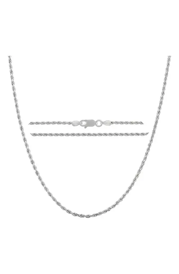 DONATELLO GIAN Sterling Rope Chain Necklace