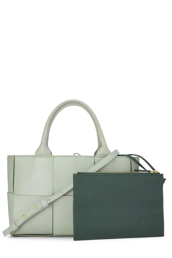 Bottega Veneta Maxi Intrecciato Arco Tote - Green