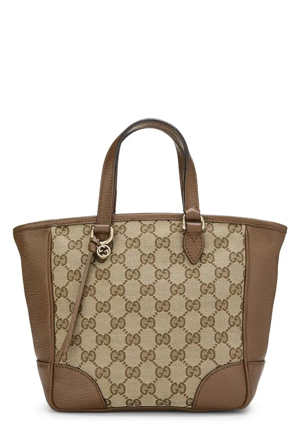 Gucci Original Gg Bree Top Handle Tote - Brown