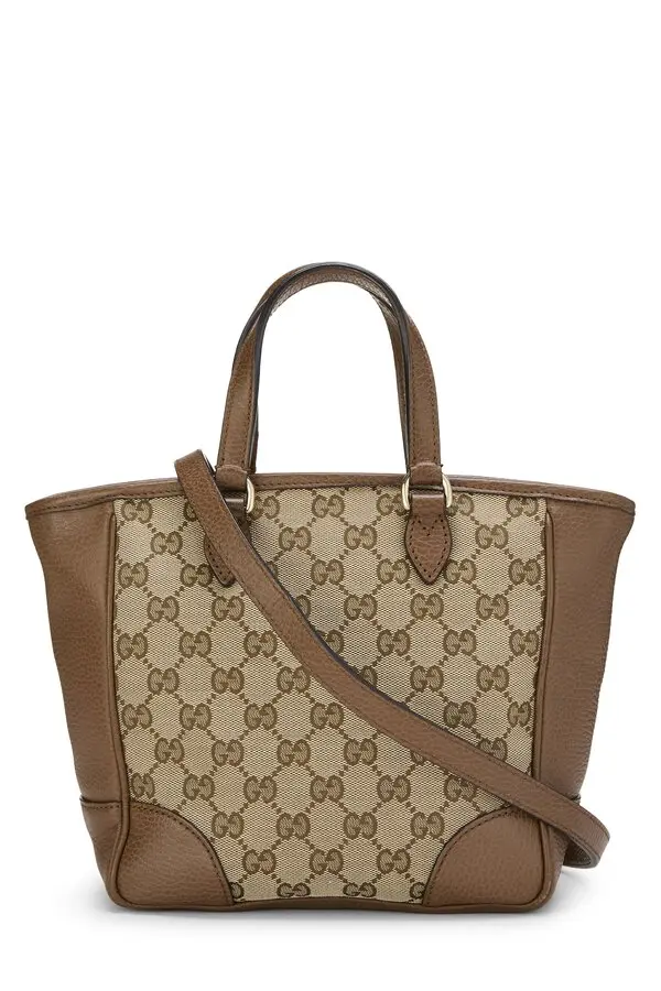 Gucci Original Gg Bree Top Handle Tote - Brown