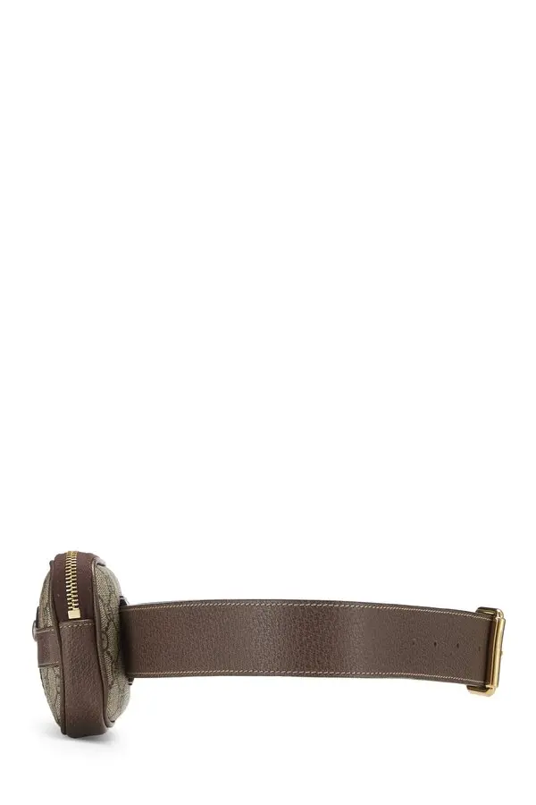 Gucci Gg Supreme Canvas Ophidia Belt Bag - Brown