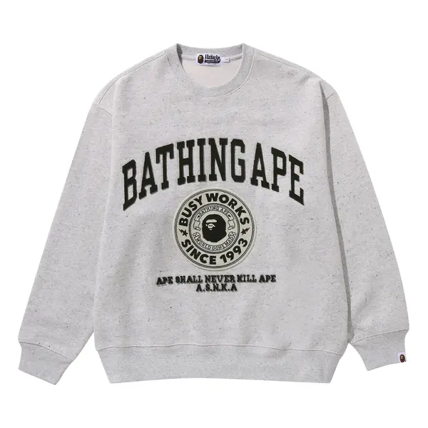 A BATHING APE College Graphic Crewneck