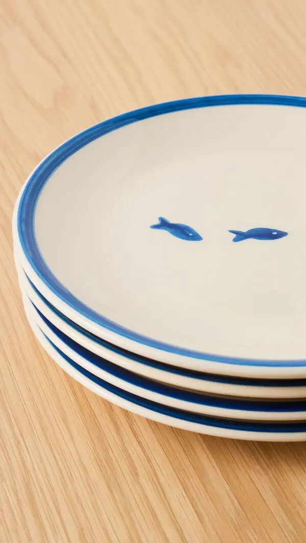 ZAFFERANO Lido Dessert Plate Set Of 4