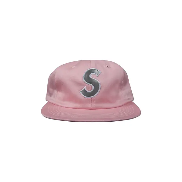 Supreme 3m Reflective S Logo 6-panel Cap - Pink