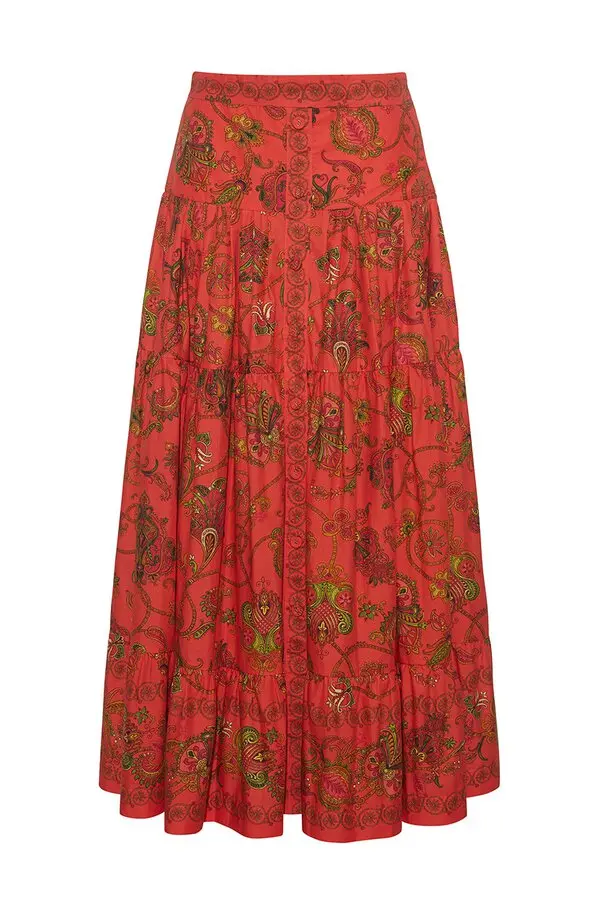 Cara Cara Margarita Midi Skirt