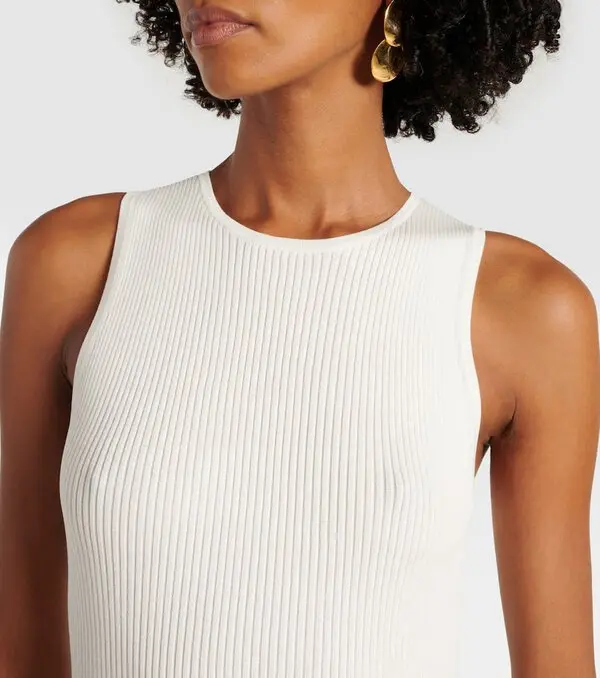 Zimmermann Crush Ruffled Tiered Knit Minidress