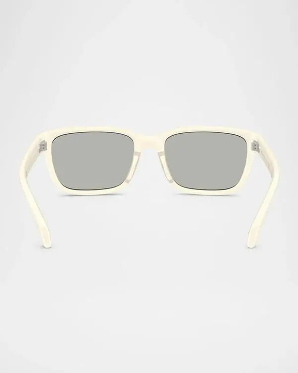 Moncler Square Pillow Sunglasses - Silver Mirror