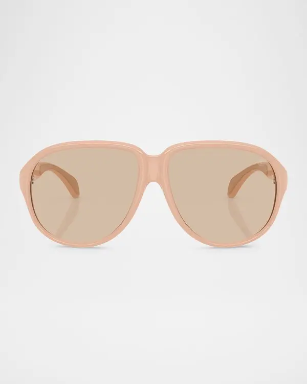 Moncler Aviator Sunglasses - Lite Brown