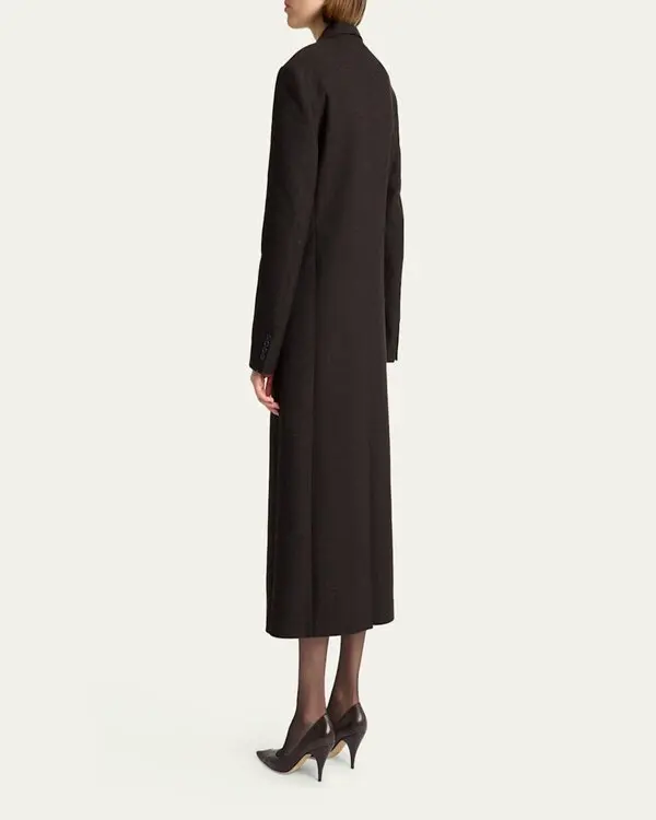 THE ROW - THE ROW Duras Long Double-Breasted Coat