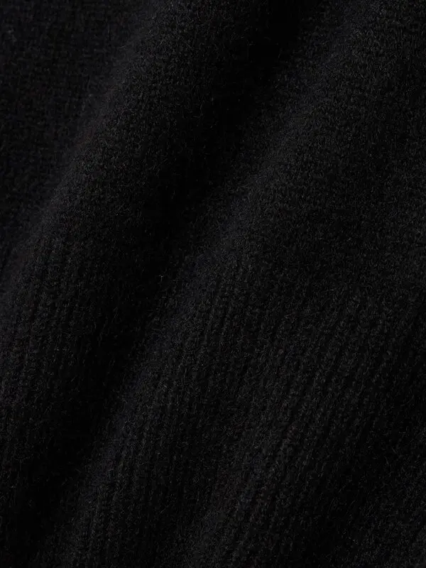 FRAME Gathered Recycled-cashmere Sweater