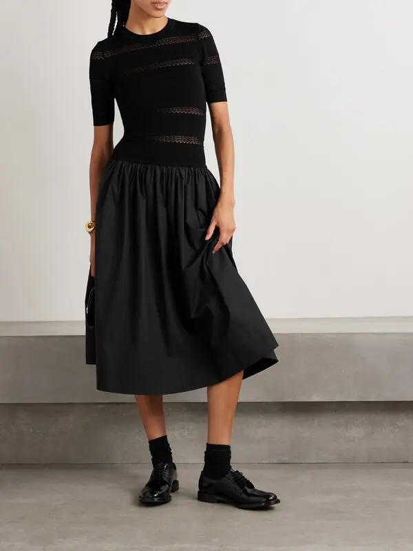 Sea Devon Paneled Midi Dress