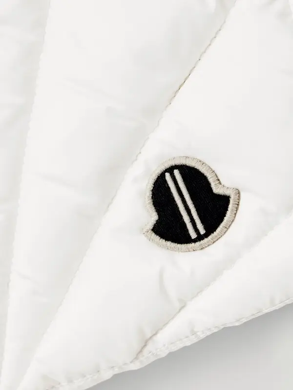 Rick Owens Moncler Megapenta Appliquéd Webbing Quilted Shell Down Vest