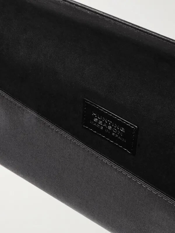 HUNTING SEASON Opera Satin Clutch - Black