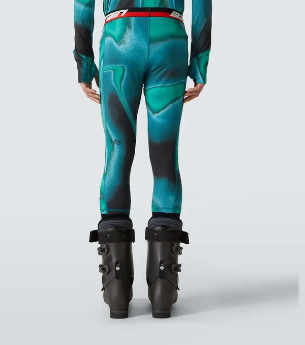 Aztech Mountain Aztech Next To Skin Printed Leggings - Blue