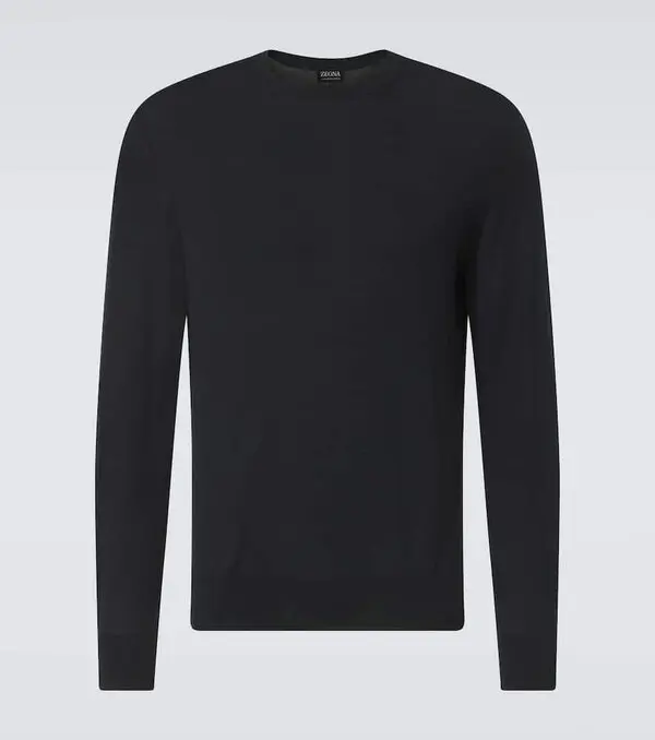 Zegna Wool Sweater - Black