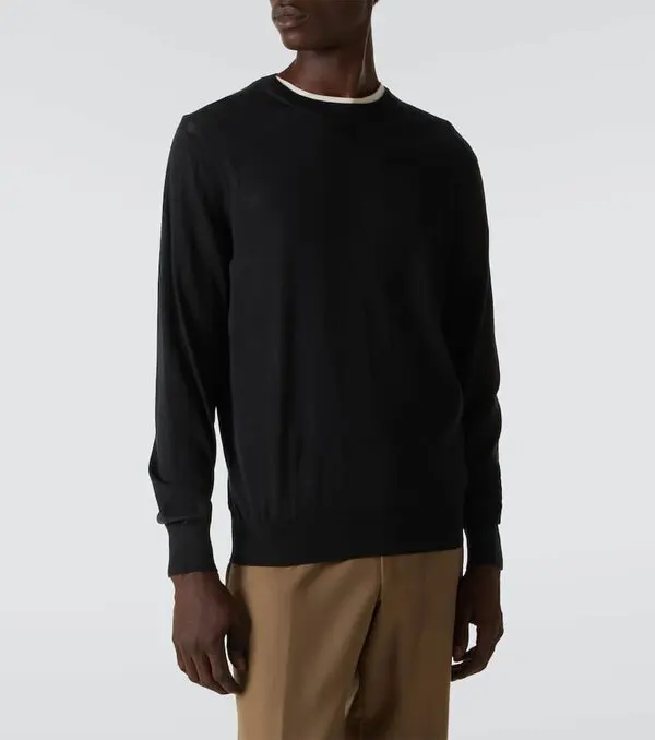 Zegna Wool Sweater - Black