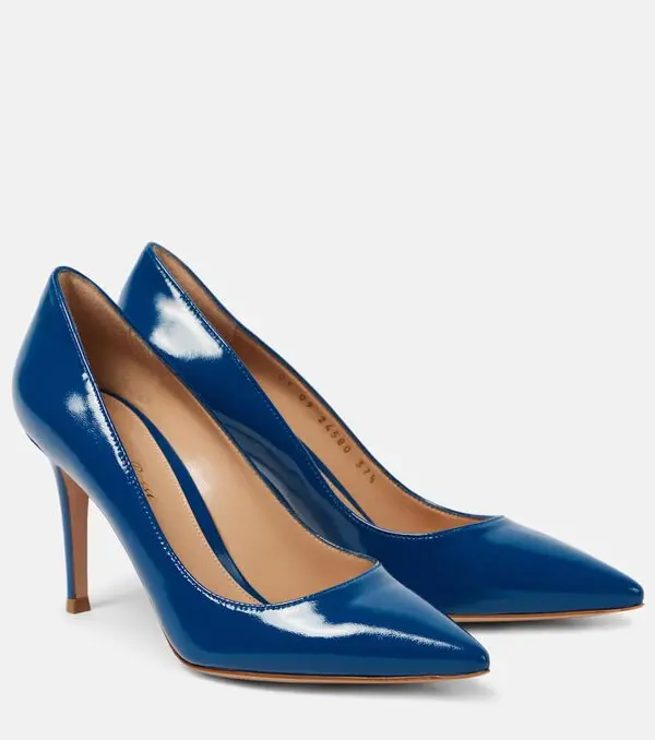 GIANVITO ROSSI 85 Leather Pumps