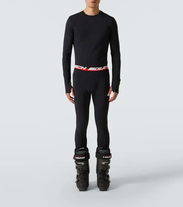 Aztech Mountain Next To Skin Ski Top - Black