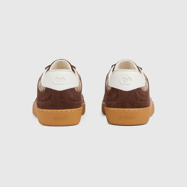Gucci S G75 Suede Sneakers - Brown