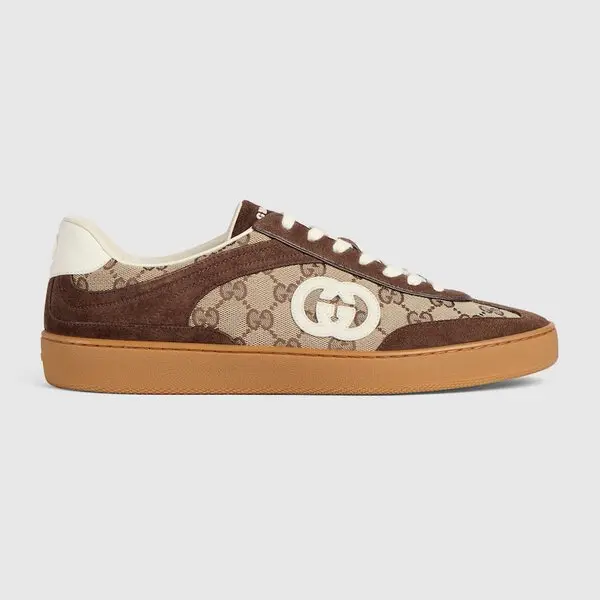 Gucci S G75 Suede Sneakers - Brown