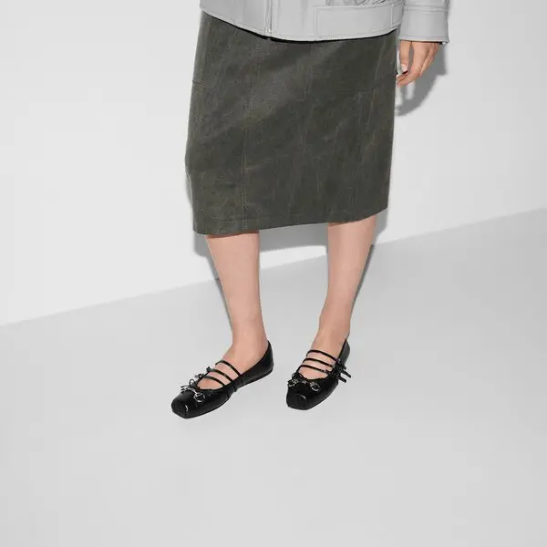 Gucci Horsebit Leather Ballet Flat