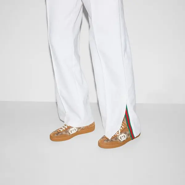 Gucci S G75 Suede Sneakers - Brown