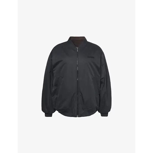 TALA Oversized Woven Reversible Bomber Jacket