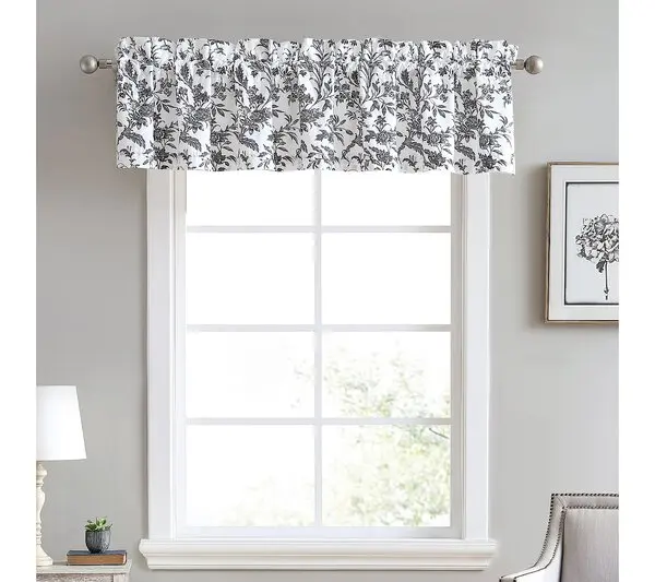 Laura Ashley Amberley 86x15 Floral Window Valan Ce - One-color