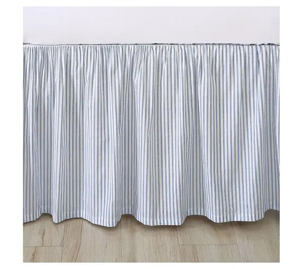 Laura Ashley Classics Blue Twin Bedskirt