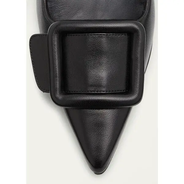 Manolo Blahnik Maysale Leather Pumps