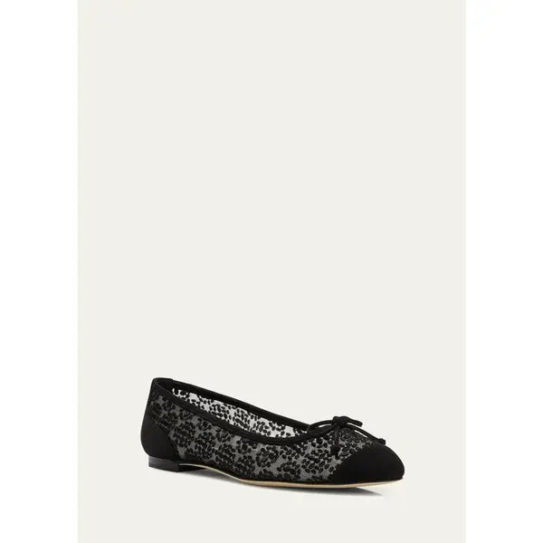 Manolo Blahnik Capbal Ballerina Flats