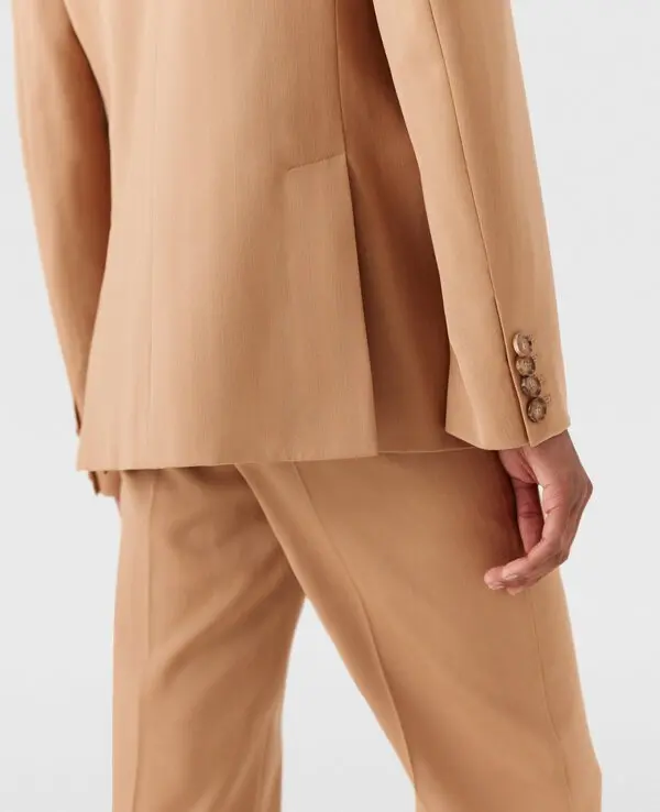 Stella McCartney Striped Double-breasted Wool Blazer
