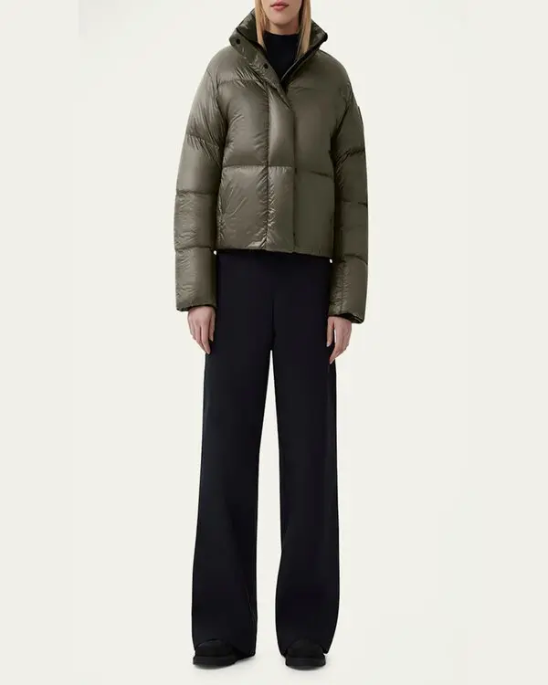 Canada Goose Cypress Cropped Puffer Jacket - Smokey Sage