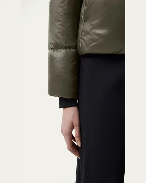 Canada Goose Cypress Cropped Puffer Jacket - Smokey Sage