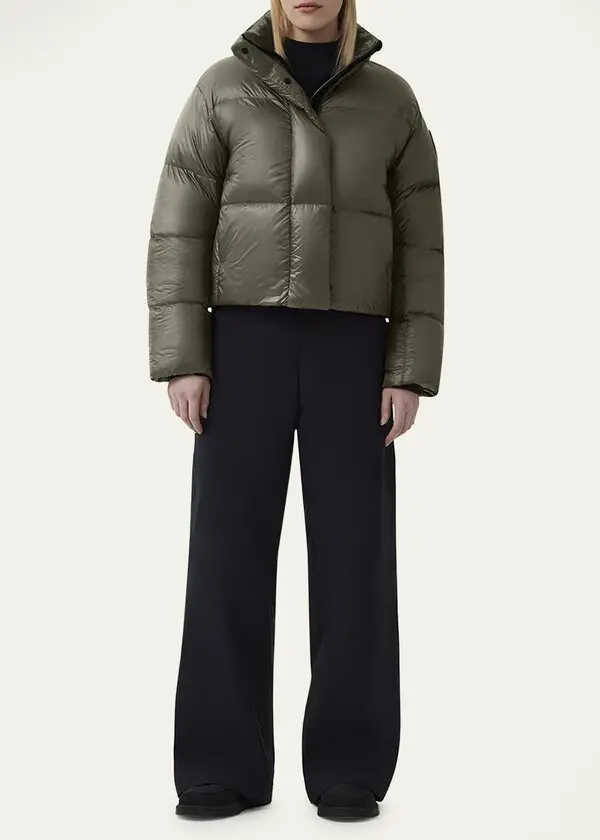 Canada Goose Cypress Cropped Puffer Jacket - Smokey Sage