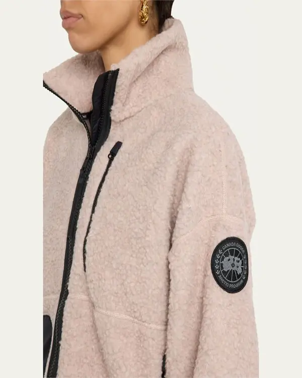 Canada Goose Simcoe Fleece Zip-up Jacket - Lucent Rose