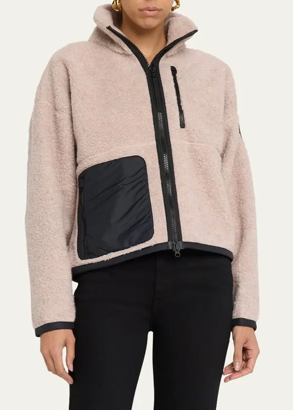 Canada Goose Simcoe Fleece Zip-up Jacket - Lucent Rose