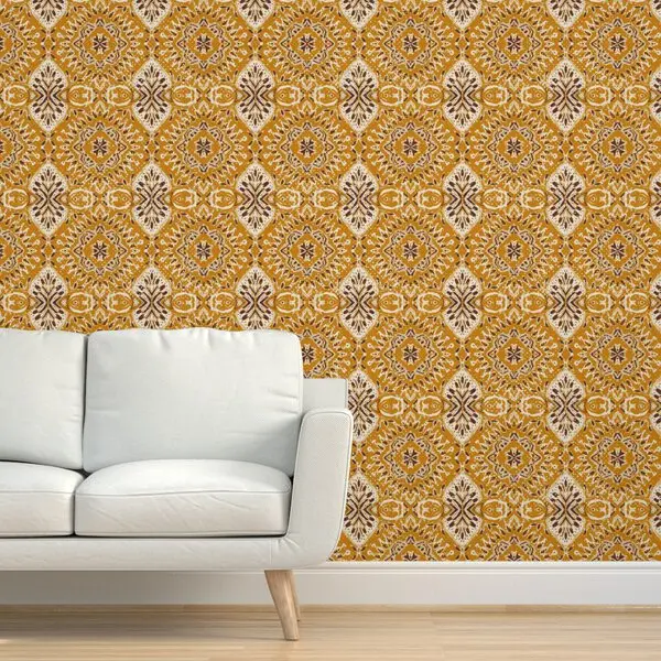Spoonflower Macha Ollie 100% Natural Sisal Grasscloth Wallcovering