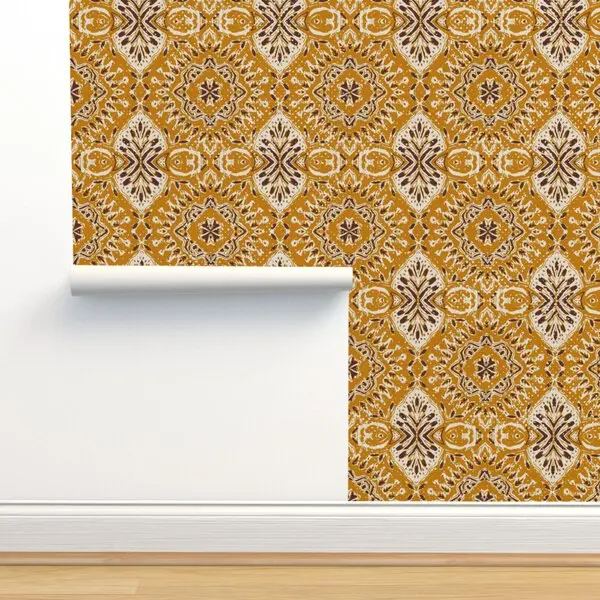 Spoonflower Macha Ollie 100% Natural Sisal Grasscloth Wallcovering